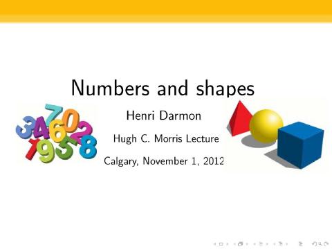 Numbers and Shapes | mathtube.org